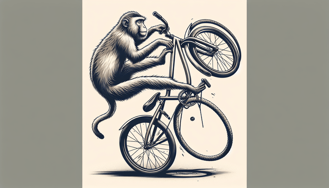 Affe auf Bike Vermögen - Capital Heroes